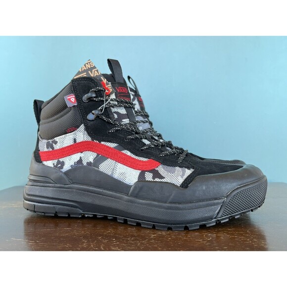 Vans | Shoes | Vans Ultrarange Exo Hi Mte2 Hydroguard Blackred Boots ...